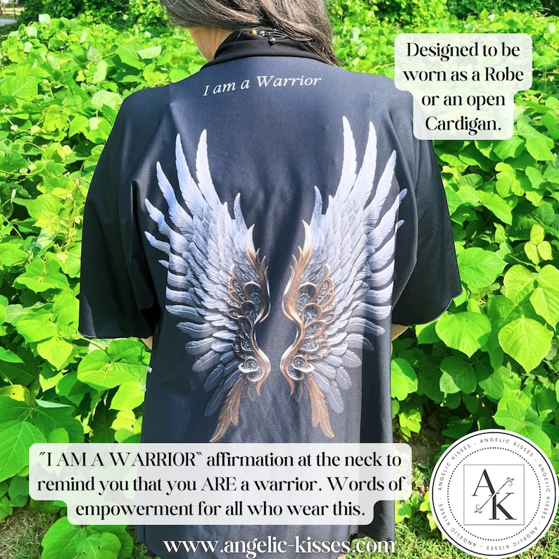 Warrior Angel Robe | Empowerment Robe | Light Warrior | Archangel Robe ...