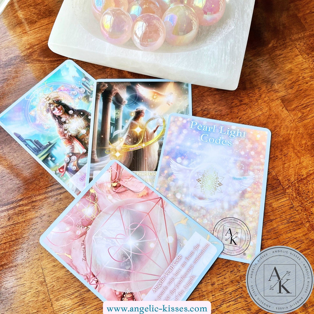 Pearl Light Code Card | Angelic Pearls 144 | Oracle Cards | Angels ...