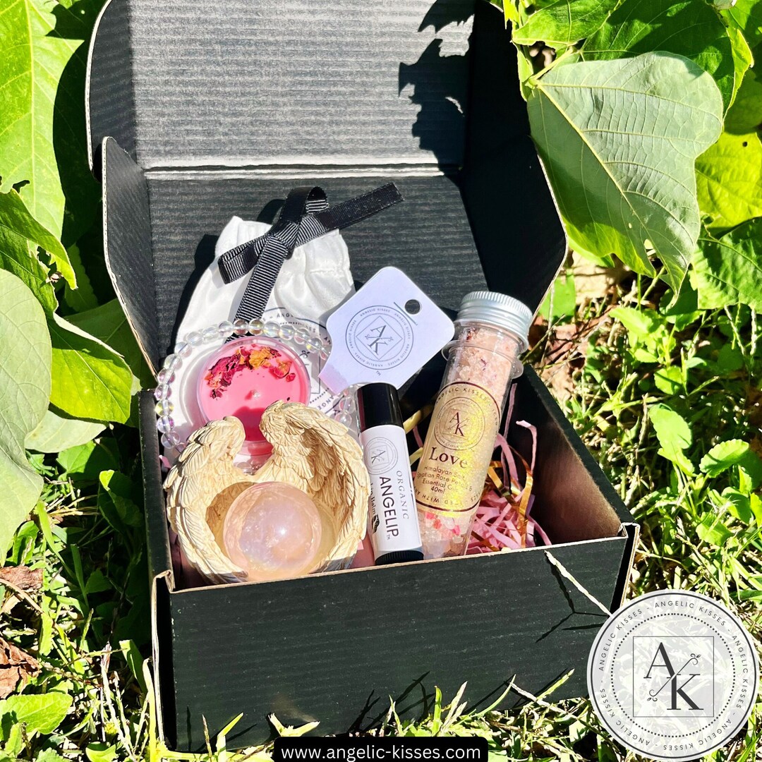 Angelic Gift Set Angel Aura Rose Quartz Pearl Angel Aura Quartz ...