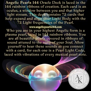 Angelic Pearls 144 Oracle Deck | 144 Seraphim | Pearl Light Codes ...