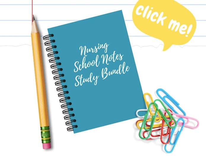 Printable Nursing Notes Study Essentials 245 Pages Nursing School Study ...