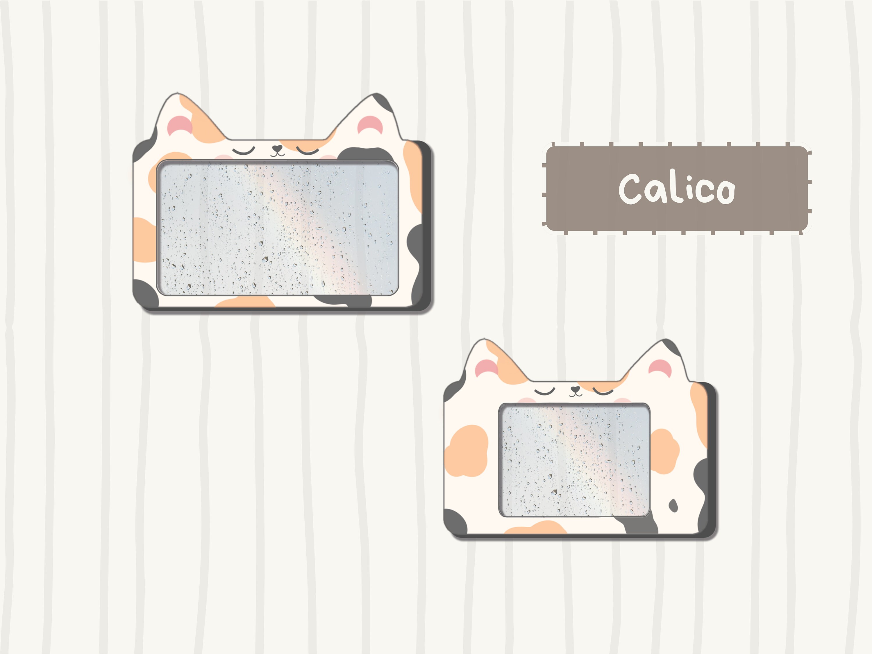 Hand Drawn Kitty Webcam Pack For Streaming Self Branding Pastel Webcam Cat Overlays Etsy