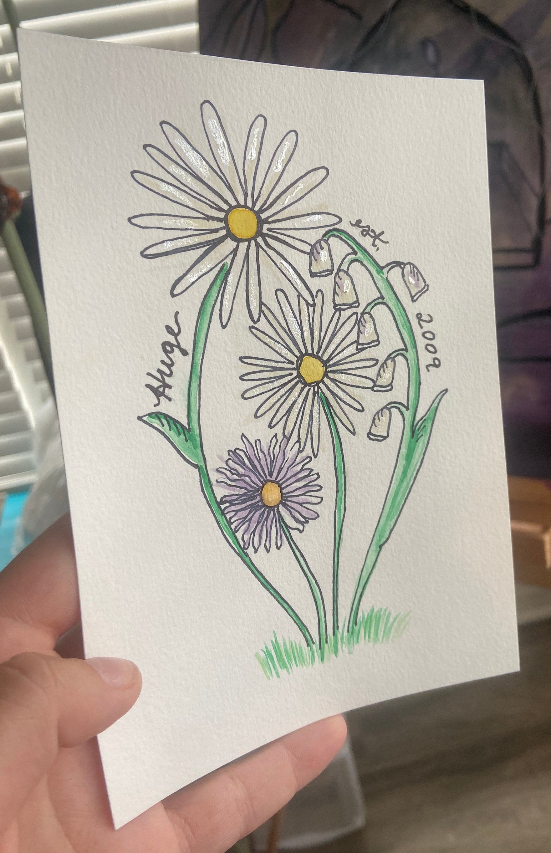 Birth Flower: Watercolor Custom Painting - Etsy