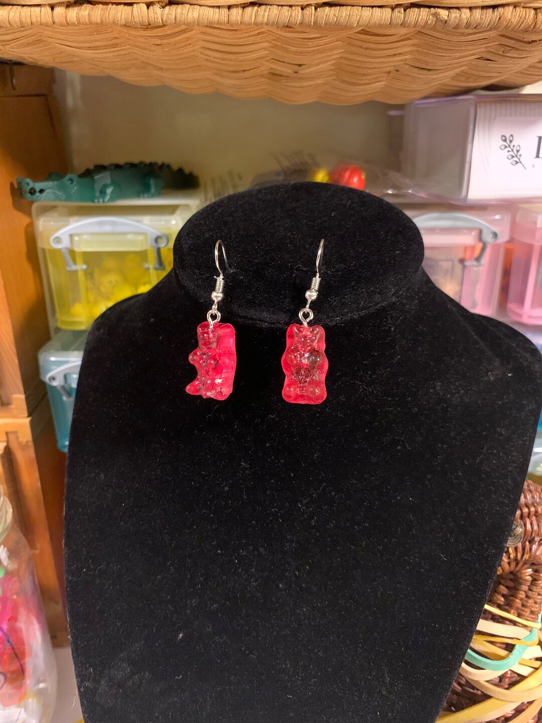 Hyper Realistic Gummy Bear Earrings (made to Order) - Etsy