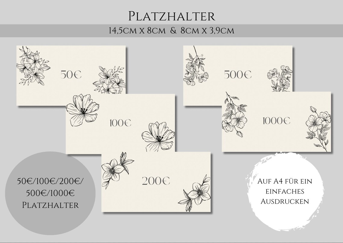 Placeholder for Banknotes| Beige Budget Binder A6 German| as PDF for ...