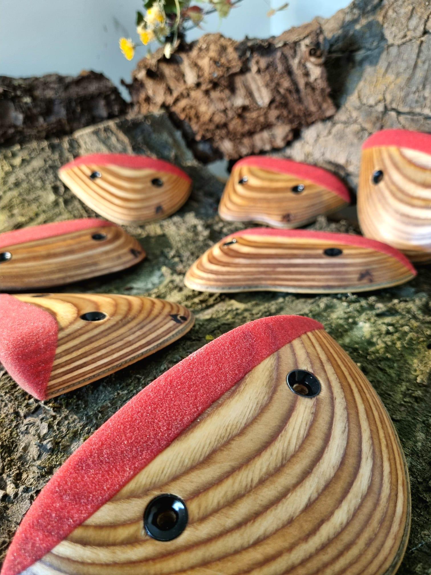 15 Wood Climbing Holds Set Crimps and Pinches - Etsy