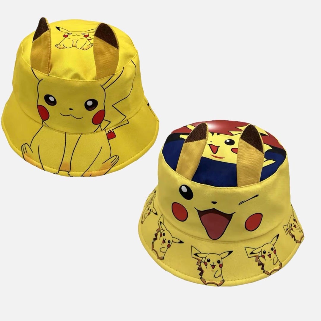 Pikachu Bucket Hat Kid Size - Etsy