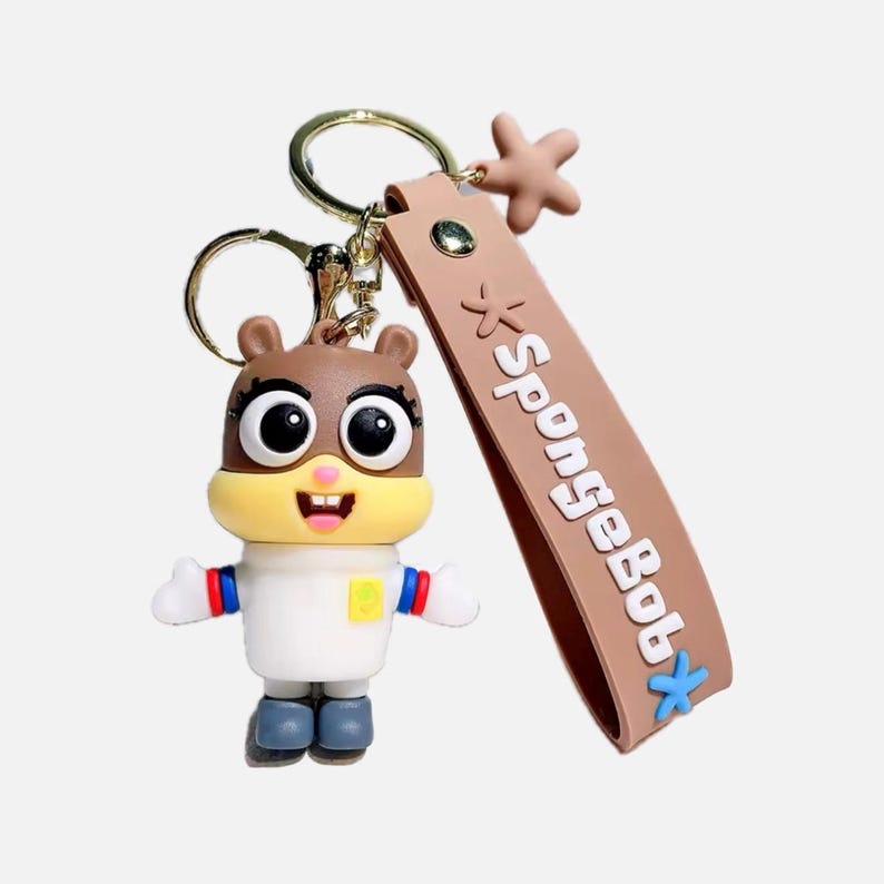 Spongebob Keychain 3D PVC Backpack Accessoires - Etsy