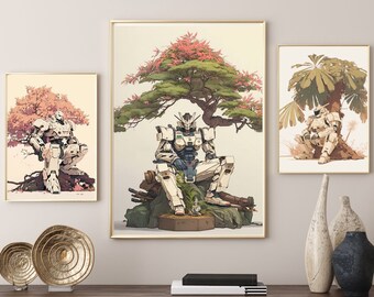 Gundam Watercolor Digital Download - Etsy