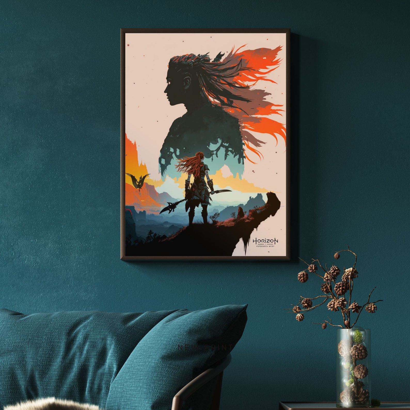 Horizon Forbidden West Poster | Digital Art | Zero Dawn | Wall Art ...