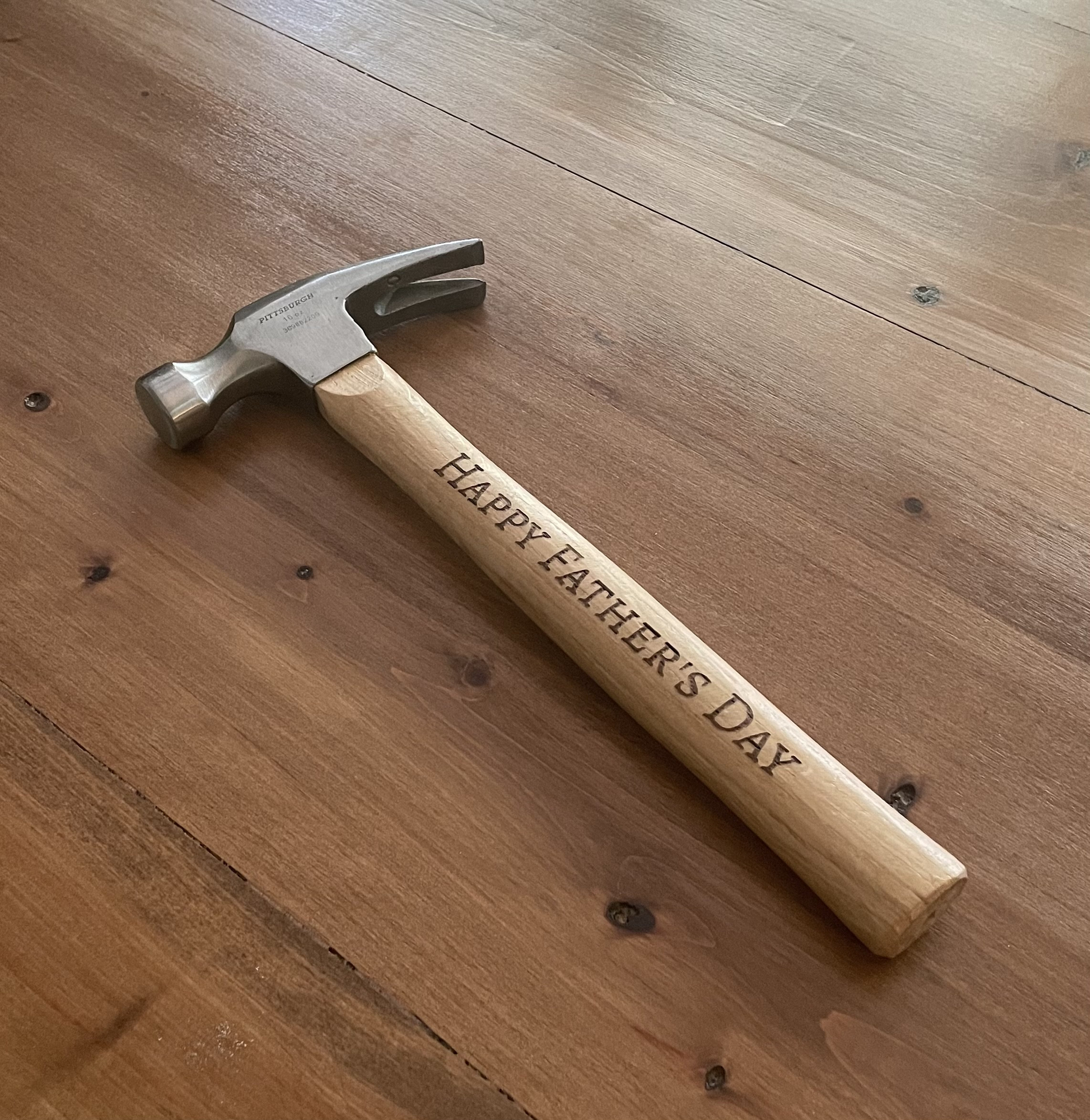 Happy Father’s Day Laser Engraved Hammer - Personalized Hammer for Dad ...
