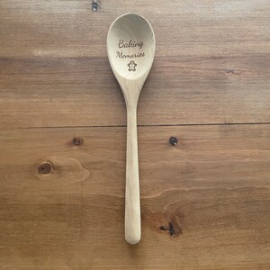 Custom Engraved Wooden Spoon - Personalized Wood Kitchen Spoon - Great ...
