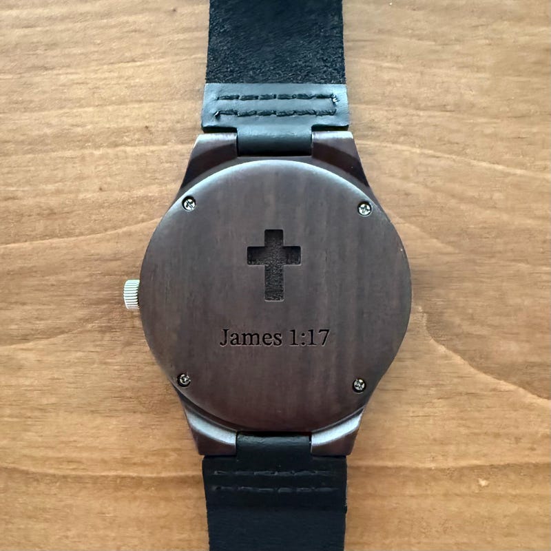 Wooden Watch Bible Verse - Etsy