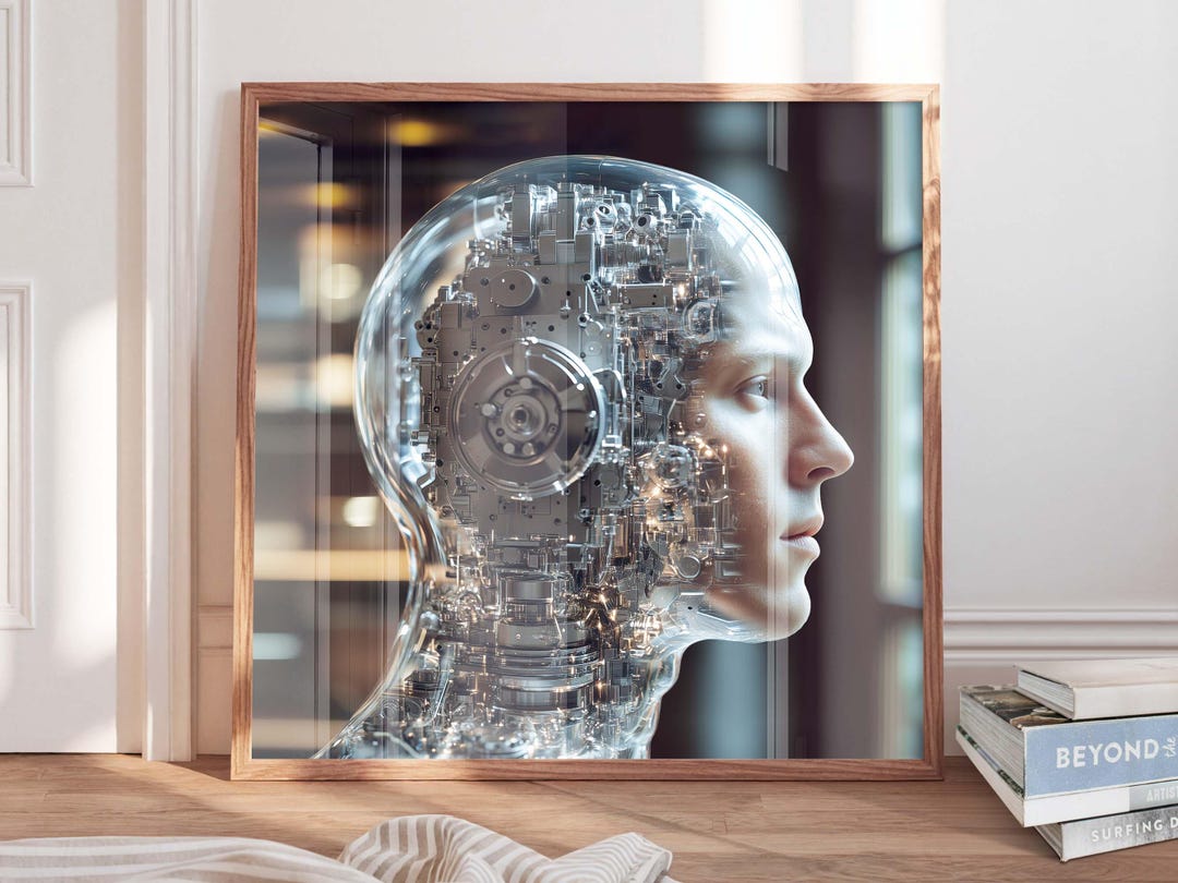 Cyber Punk Print, Techie Wall Art, Gift for Techie, Profile Picture Art ...