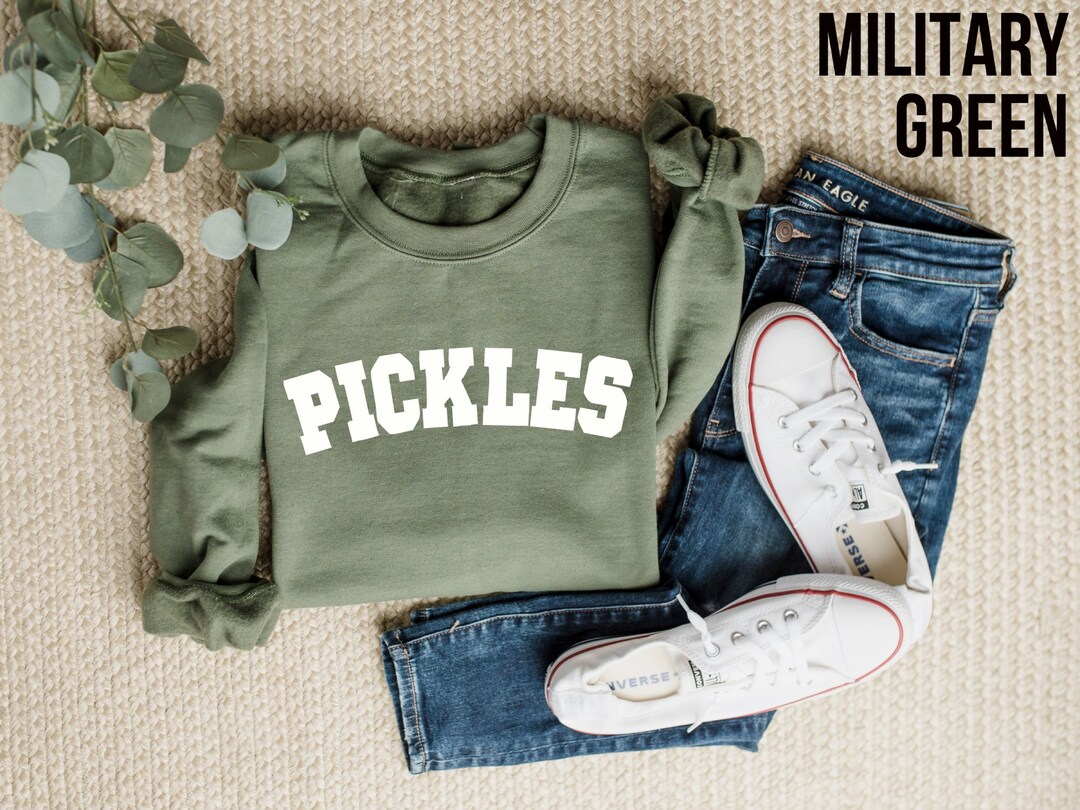Pickle Sweatshirt, Retro Pickles Sweater, Pickle Jar Sweatshirt ...