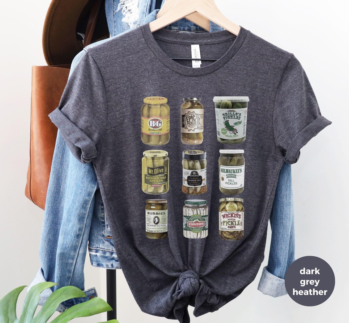 Vintage Inspired Canned Pickles Shirt Canning Season Shirt Pickle Jar ...