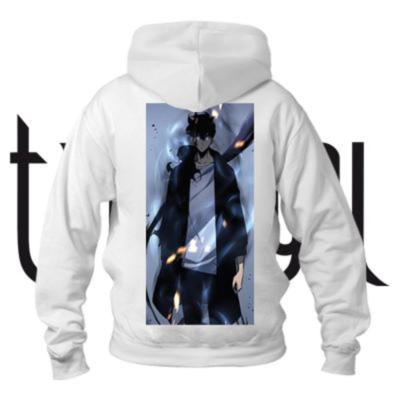Tryangel Anime Solo Leveling Hoodie Sung Jin Woo - Etsy