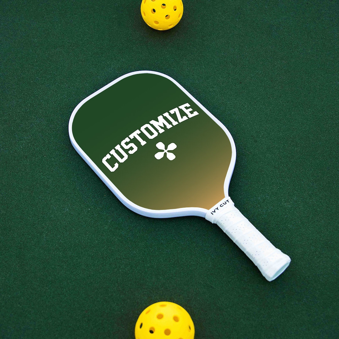 Custom Pickleball Paddle - White W/ Full Bleed - Premium Pickleball ...