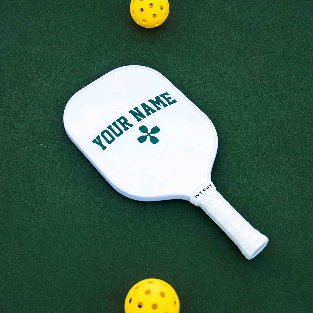 Custom Pickleball Paddle - White Grip - Premium Pickleball Gift ...