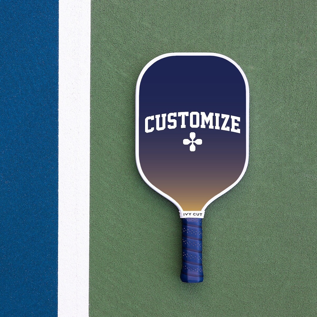 Custom Pickleball Paddle - Deep Blue W/ Full Bleed - Premium Pickleball ...