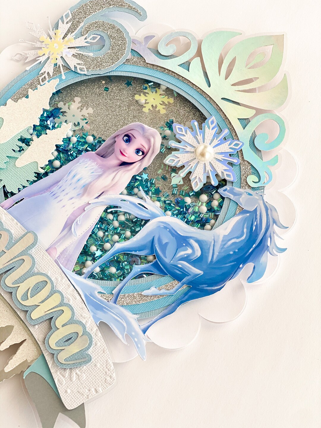 Frozen Themed Cake Topper Winter Cake Topper Ice Caste - Etsy