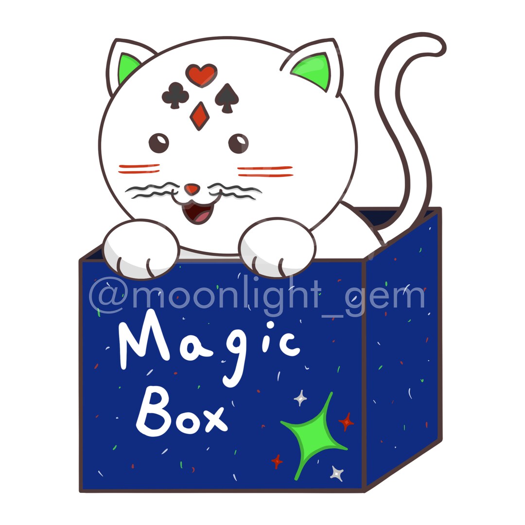 Magic Cat Marvin Sticker - Etsy