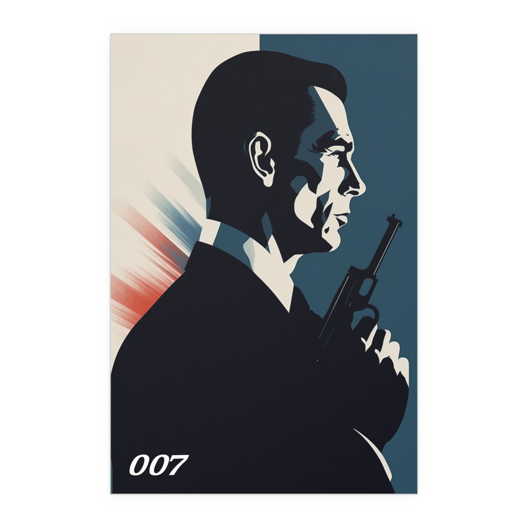 Exclusive James Bond Movie Poster - Quality Print - Iconic 007 Spy ...