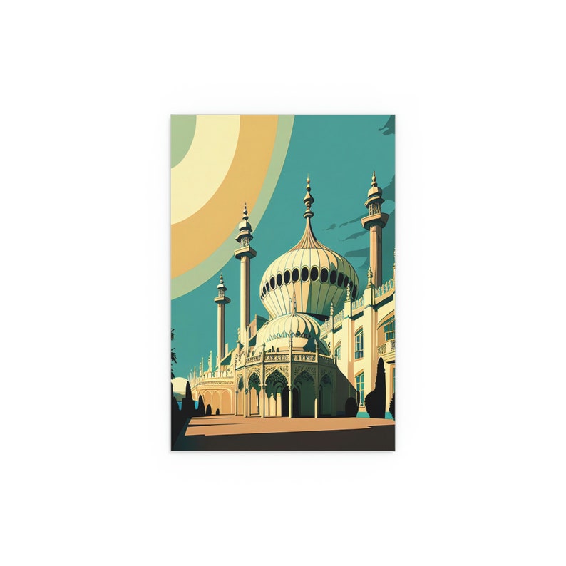 Brighton Pavilion Cartoon Poster Multiple Sizes Available Unframed ...