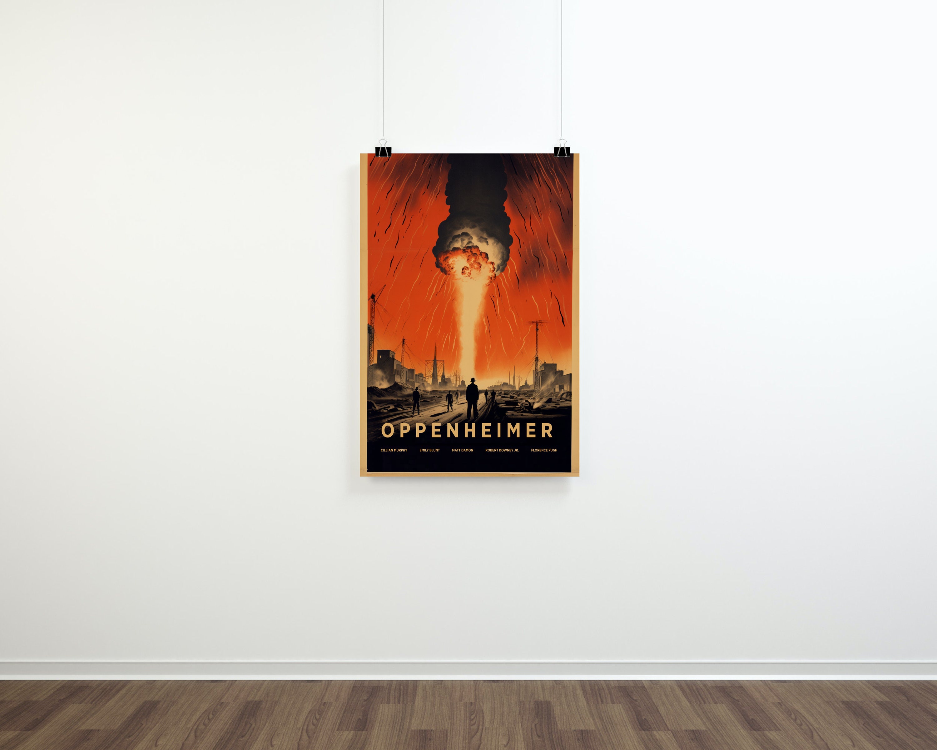 New Oppenheimer Movie Poster - Captivating Cinematic Brilliance ...