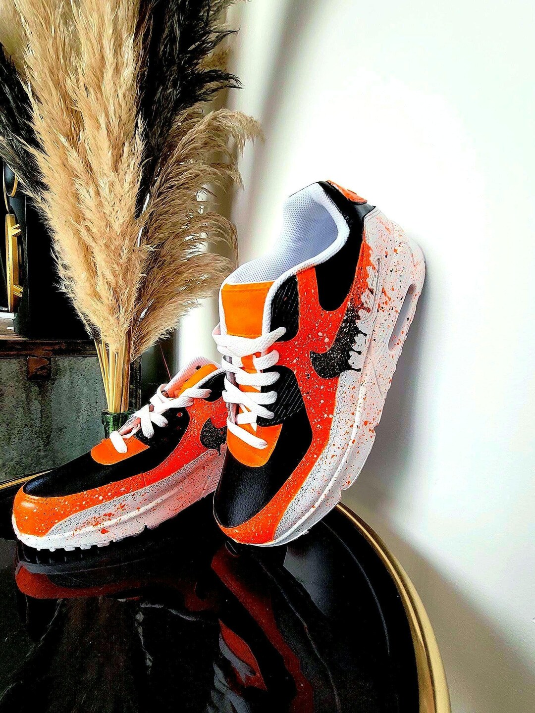 Nike Air Max 90 Custom Phantom Burn - Etsy