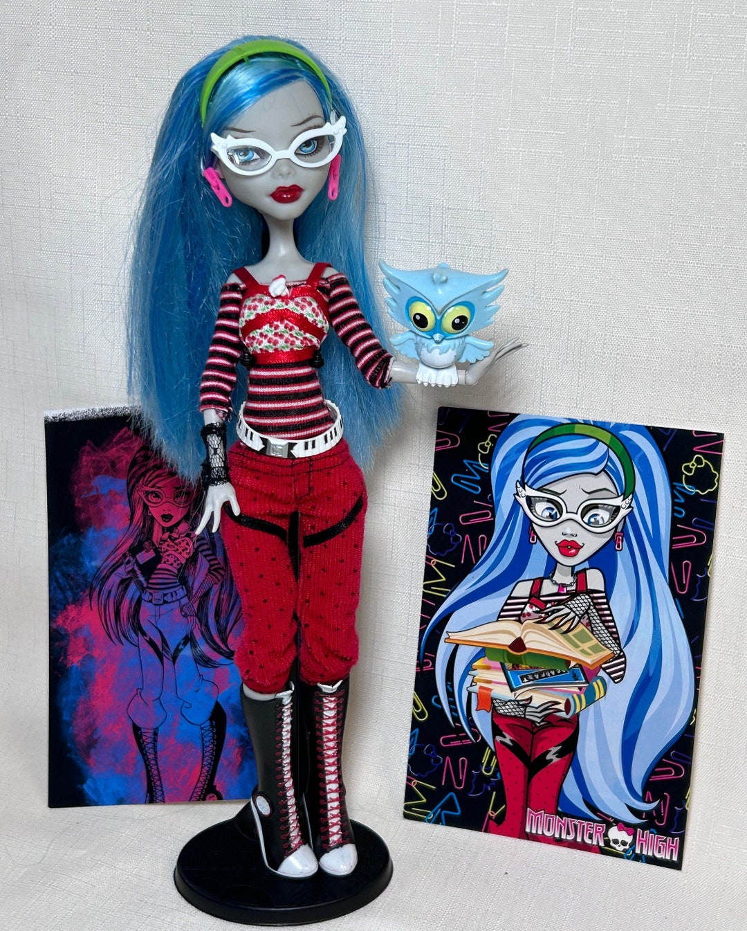 ORIGINAL Monster High Doll Ghoulia Yelps Signature G1, Mattel ...