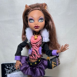Monster High Doll Clawdeen Wolf First Wave, Original Mattel Collectible ...