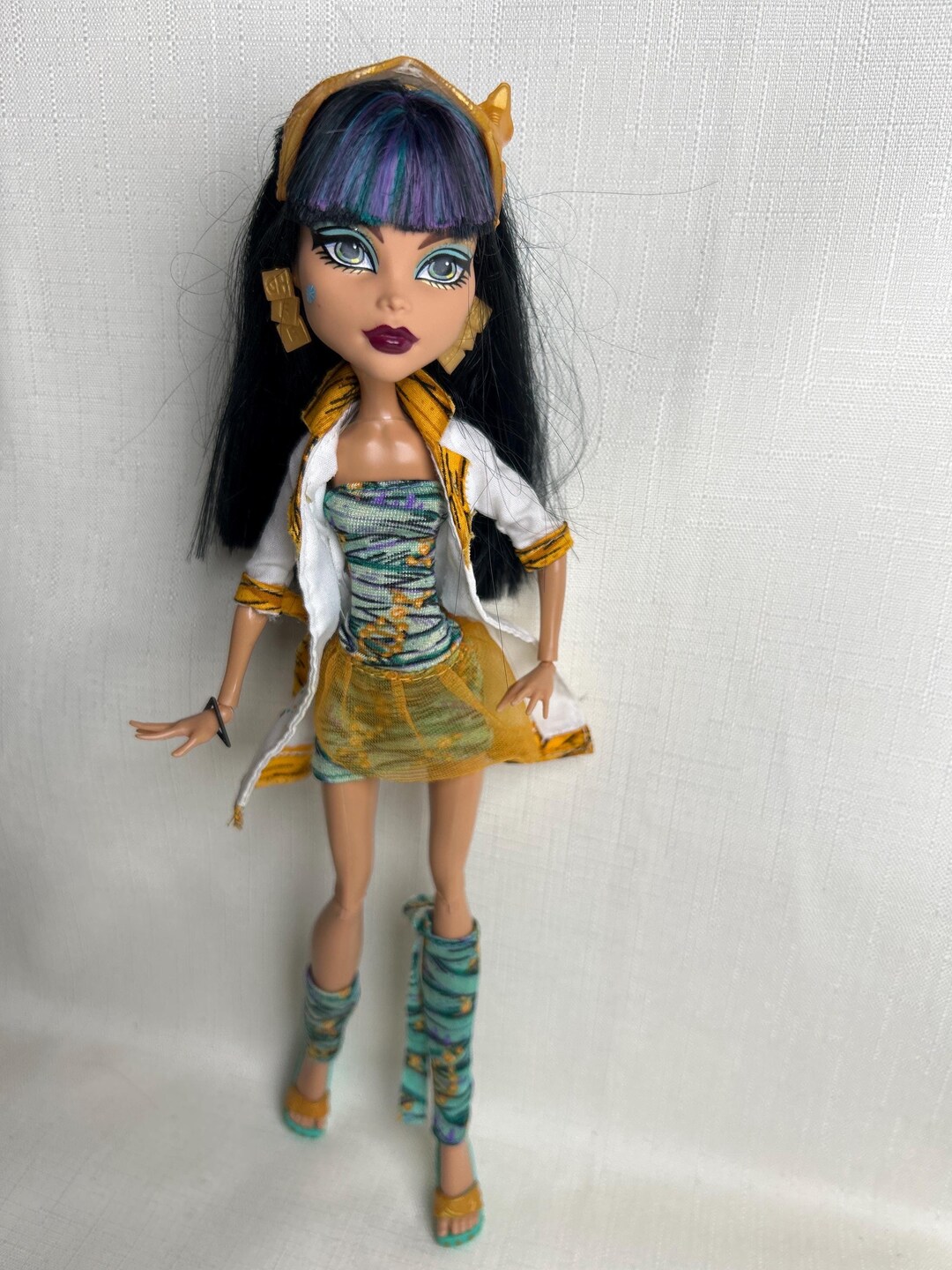 Monster High Doll Cleo De Nile Classroom - Authentic Mattel Collectible ...