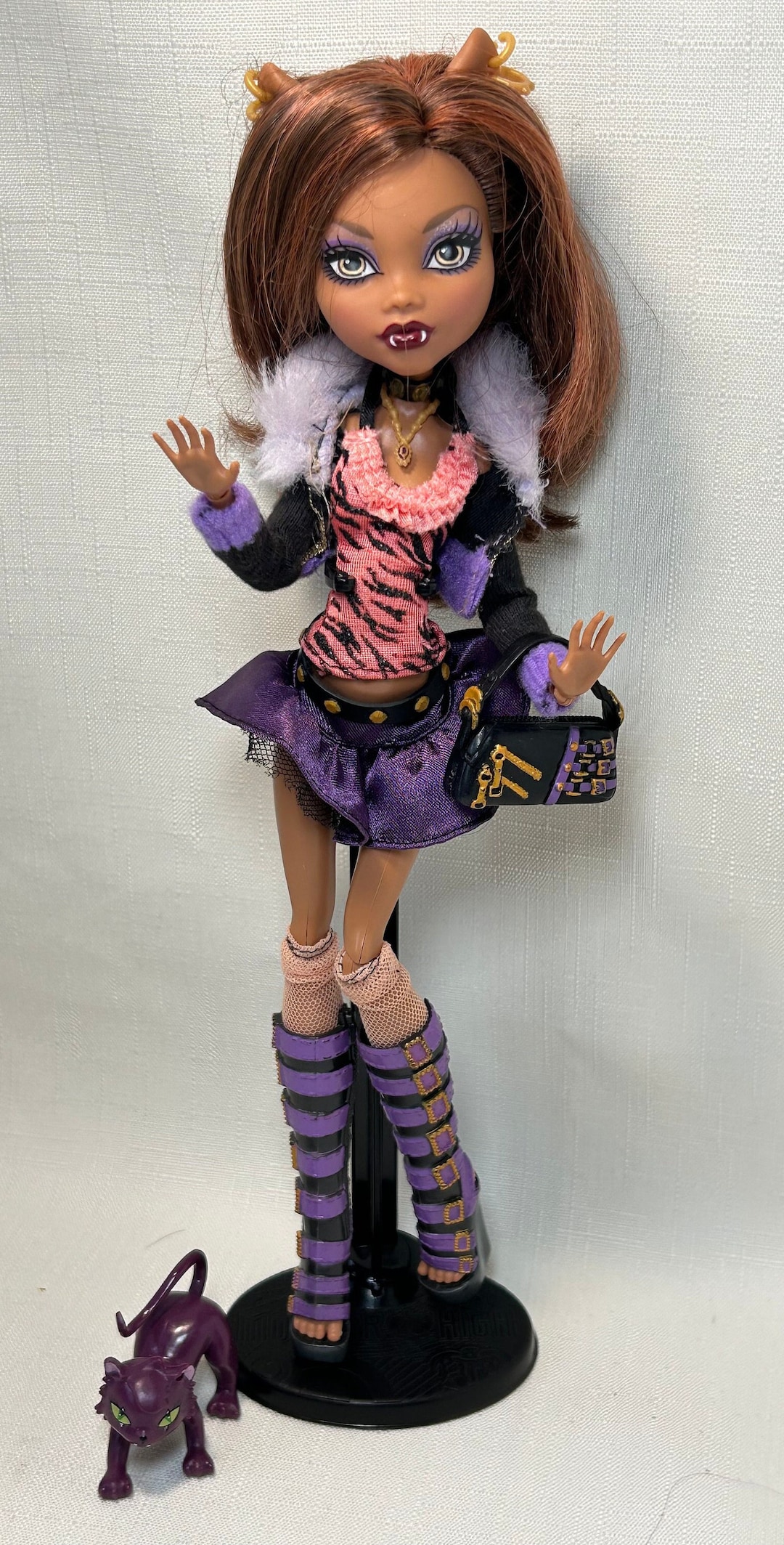 Monster High Doll Clawdeen Wolf First Wave COMPLETE, Original Mattel ...