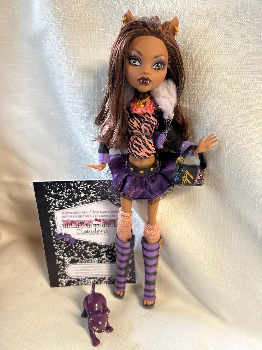 Monster High Doll Clawdeen Wolf First Wave, Original Mattel Collectible ...
