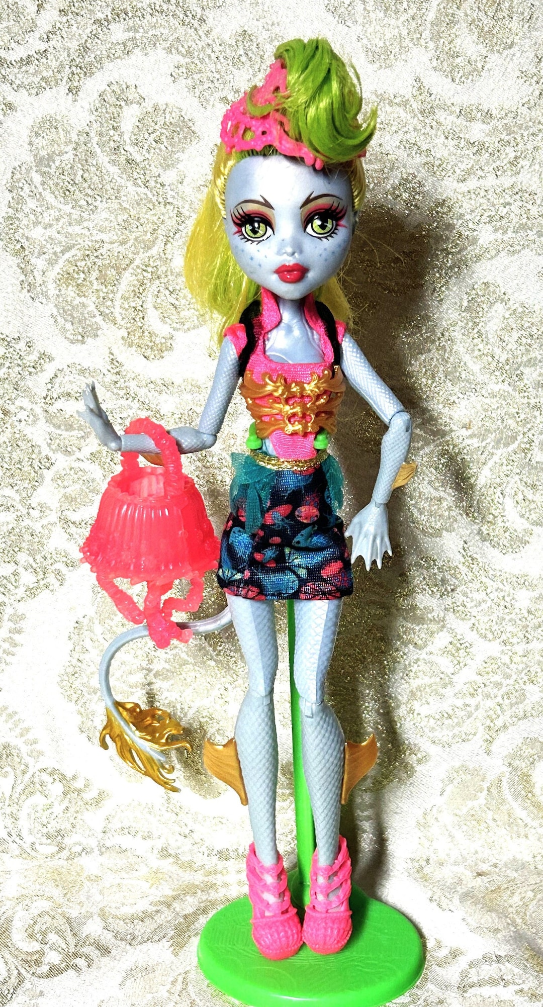 Monster High Doll Lagoona Fire Freaky Fusion, Authentic Mattel-limited ...