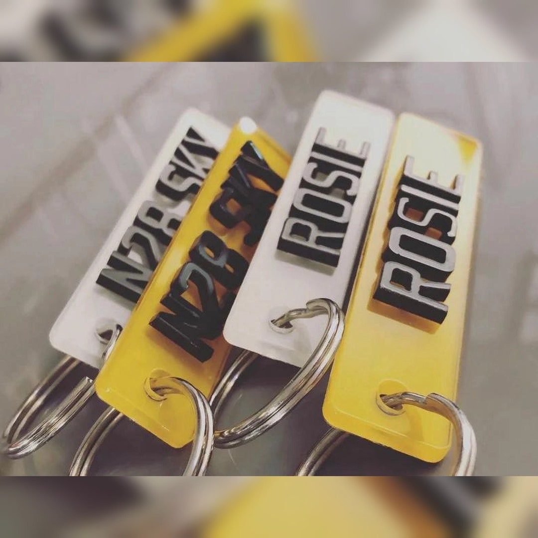 Personalised 4D Number Plate Keyring, Keychain, Key Fob, Gift - Etsy UK