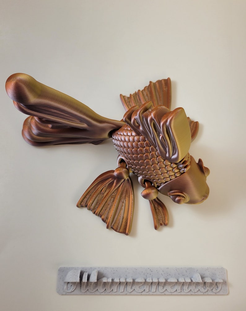 Articulated Goldfish - 3D Printed Toy - Etsy