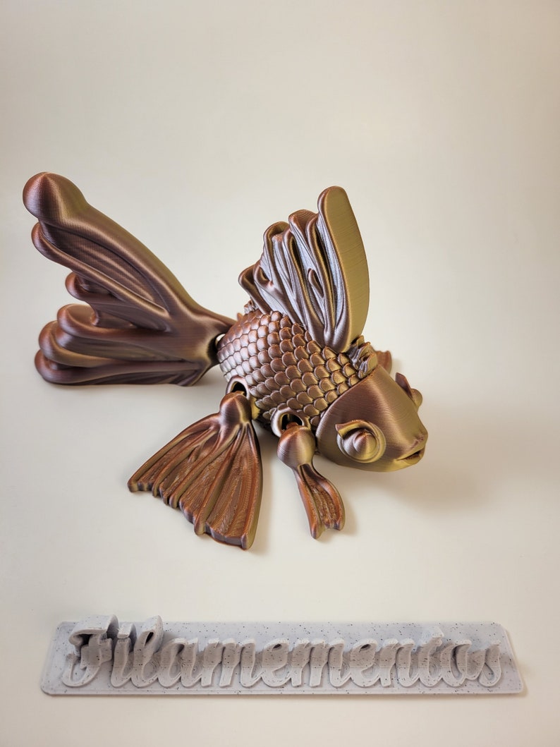 Articulated Goldfish - 3D Printed Toy - Etsy