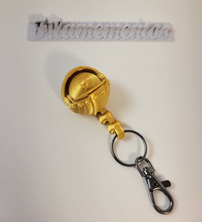 Blinking Robot Eye Keychain - 3D Printed - Etsy