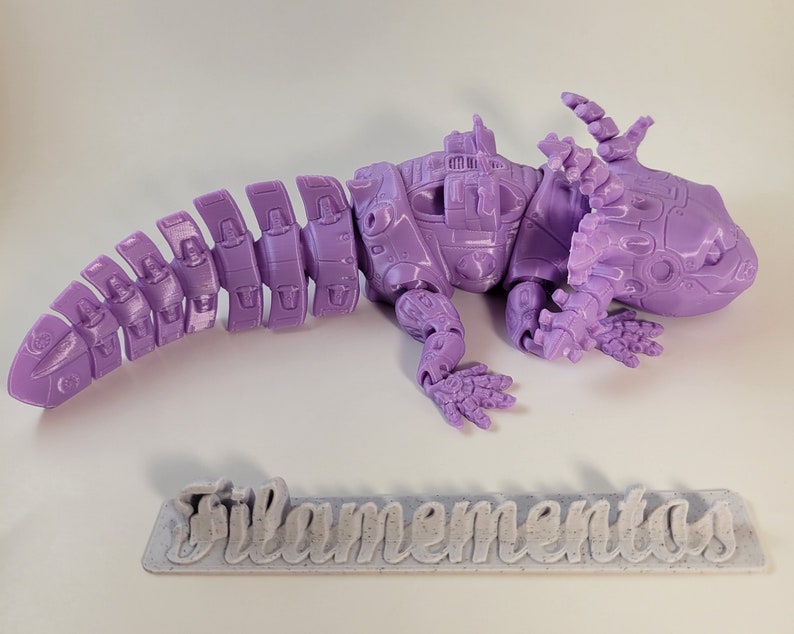 Articulated Robot Axolotl 3D Printed Toy - Etsy