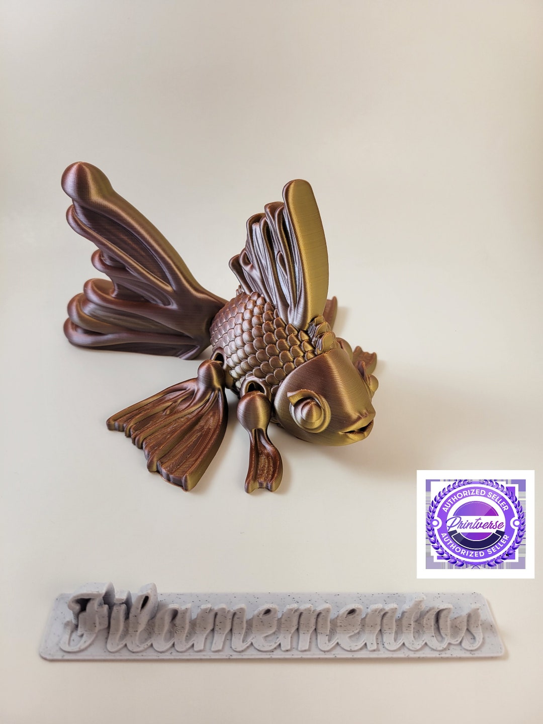 Articulated Goldfish - 3D Printed Toy - Etsy