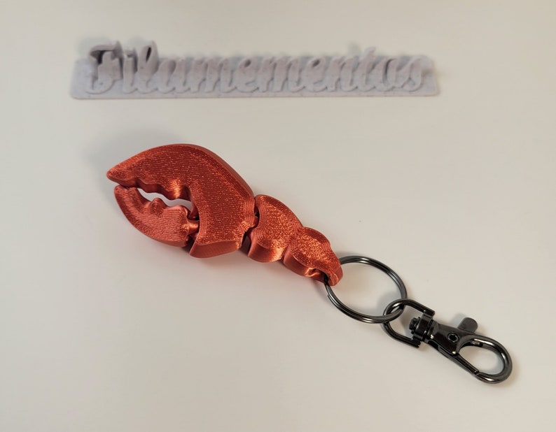 Lobster Claw Keychain - 3D Printed - Etsy