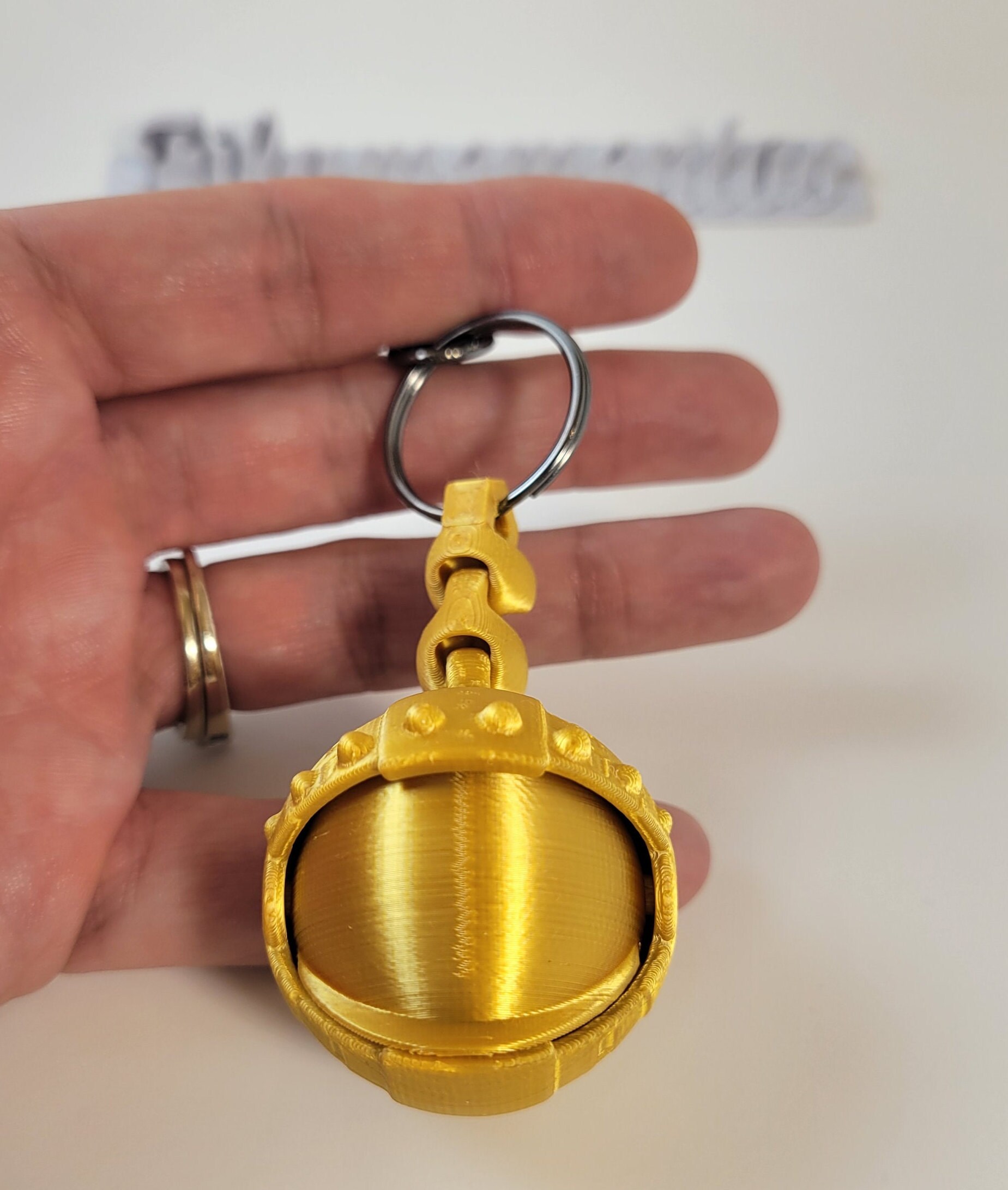 Blinking Robot Eye Keychain - 3D Printed - Etsy