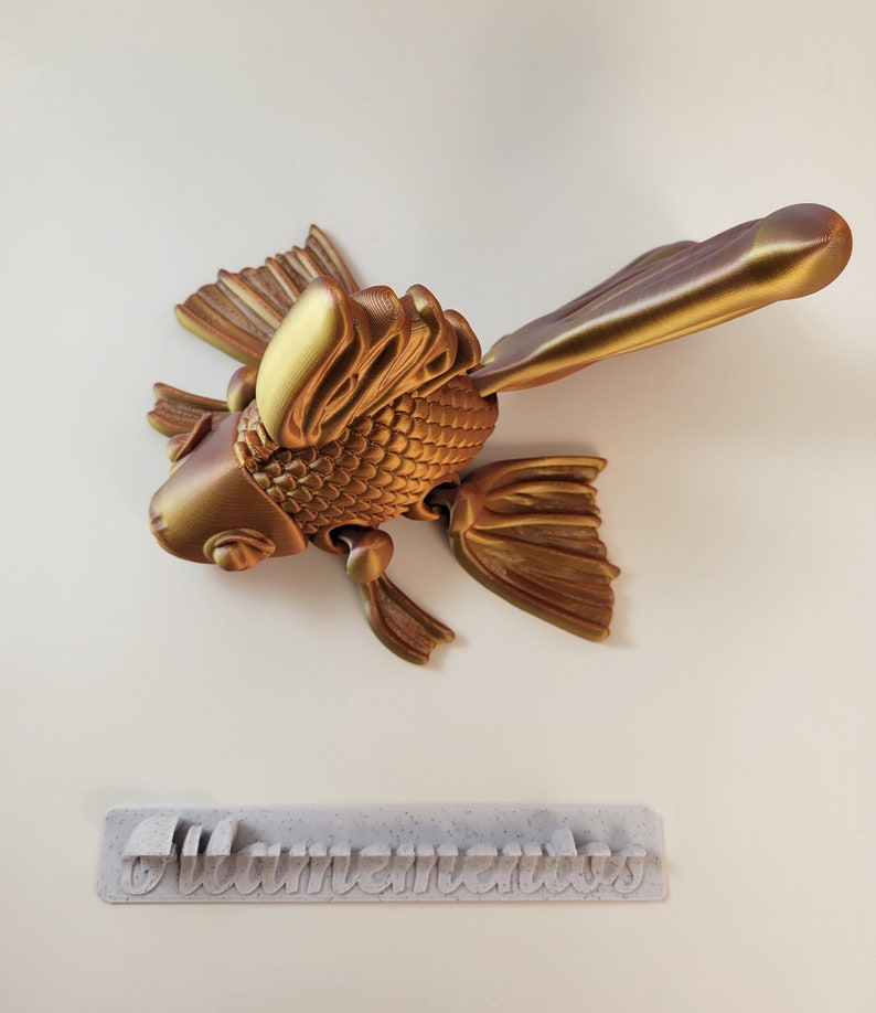 Articulated Goldfish - 3D Printed Toy - Etsy
