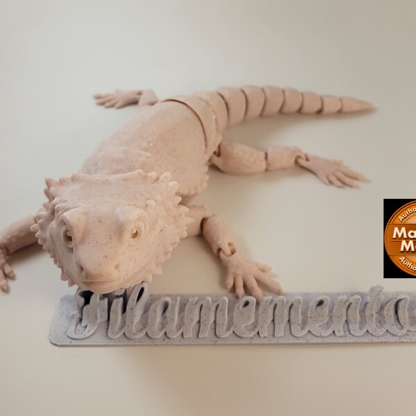 Bearded Dragon 3d Print File - Etsy