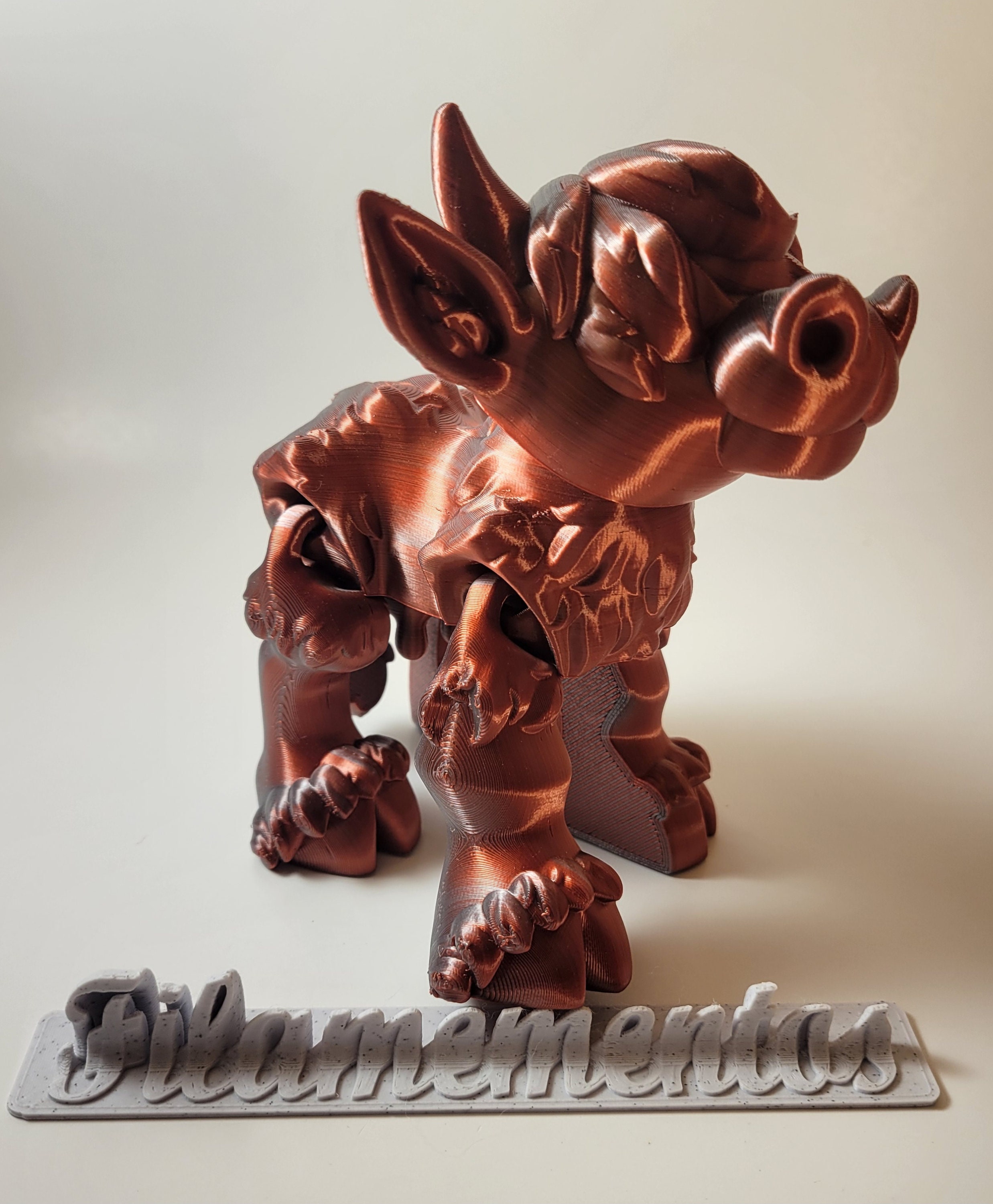 Articulated Highland Cow - 3D Printed Toy - Etsy