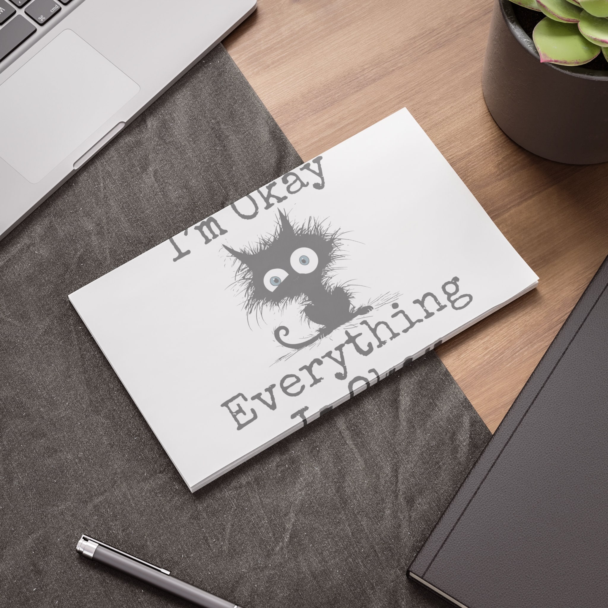 Funny Cool Cat Post It Post-it Note Gift for Mom for Dad for Girls for ...