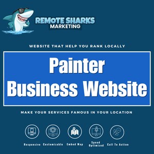 Painting Company Website Template, Painting Contractor Website Design ...