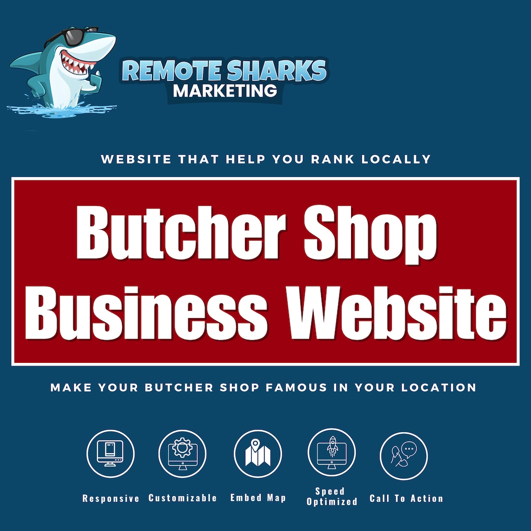 Butcher Website Template, Meat Website Template, Meat Shop Website ...